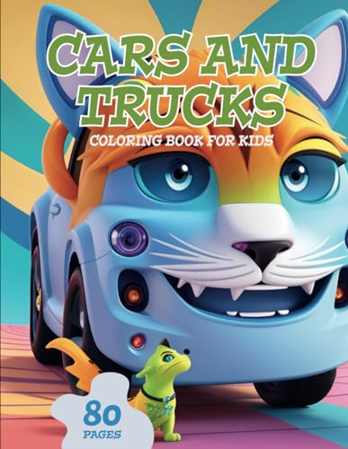 Vroom Vroom Coloring Fun: Cars and Trucks Galore for Kids Age 5-12 by ...