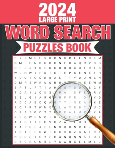 2024 Word Search Puzzles Book Large Print: 1600+ Words, word Search ...
