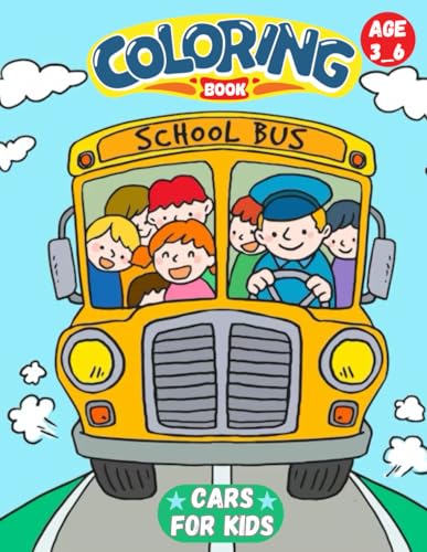 Vroom Vroom Colors: 100 Vibrant Illustrated Vehicles coloring book ...