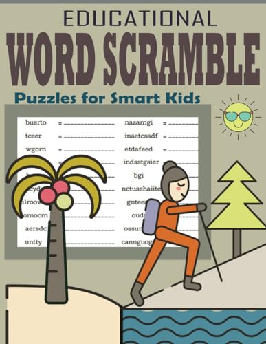 Educational Word Scramble Puzzles for Smart Kids: Challenging Word ...