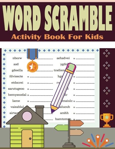 Word Scramble Activity Book For Kids: Fun and Educational Word Scramble ...