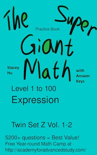 The Super Giant Free Math Camp Level 1 to 100 Expression Twin Set Z : A ...
