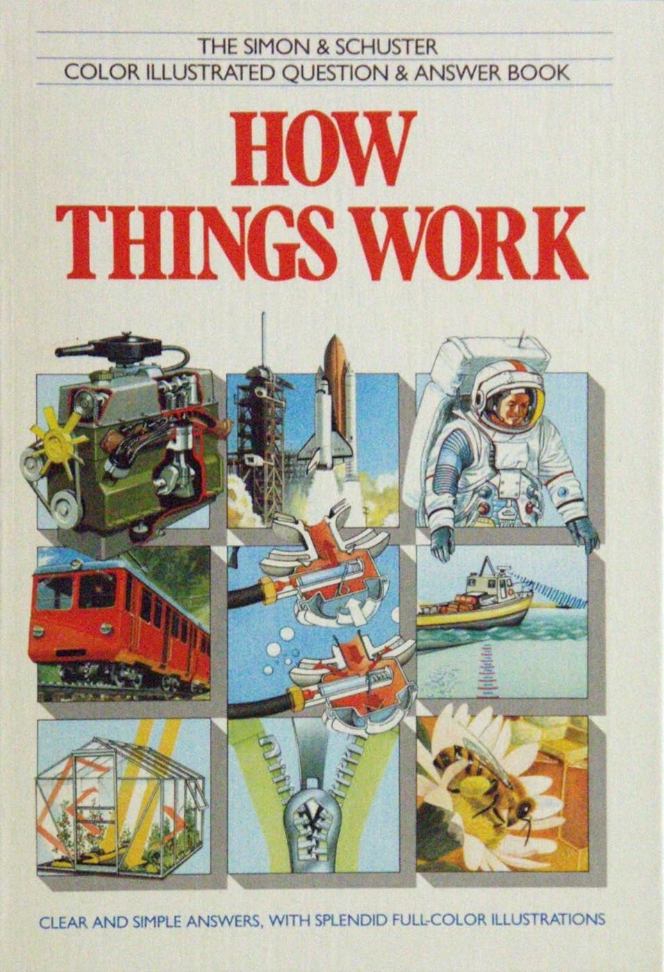 How Things Work by Simon & Schuster Color Illustrated Question & Answer ...