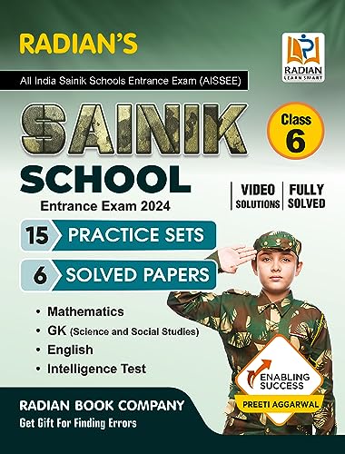 Sainik School Practice Set book Class 6 with Solved Papers for (AISSEE ...