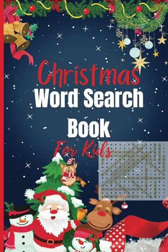 Christmas Word Search Book for Kids: Perfect for Kids 6-8. Convenient ...