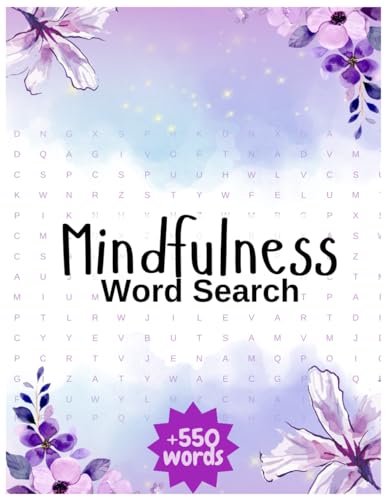 Mindfulness Word Search: Discover Tranquility in Letters: Calming and ...