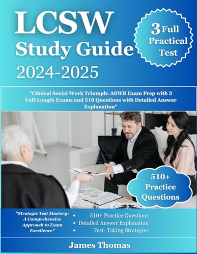 LCSW Clinical Exam Study Guide 2024-2025: "Clinical Social Work Triumph ...