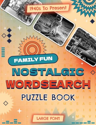 Family Fun Nostalgic Wordsearch Puzzle Book: Large Print Good Old Days ...