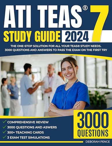 ATI TEAS® 7 STUDY GUIDE 2025: The One-Stop Solution for All Your TEAS ...