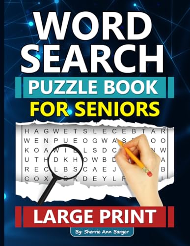 Word Search Puzzle Book for Seniors Large Print Edition: 102 Word ...