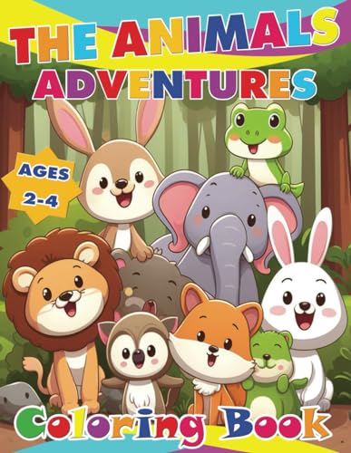 The Animals Adventures Coloring Book: Worldly Wonders: Animal ...