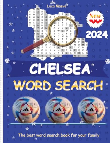 Chelsea FC Word Search :The Big Large Print & Fun Word Search Book For ...