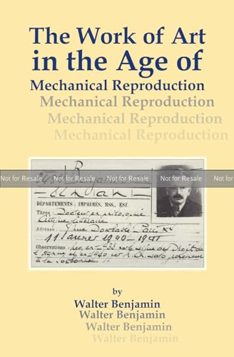 The Work of Art in the Age of Mechanical Reproduction by Walter Benjamin | Goodreads