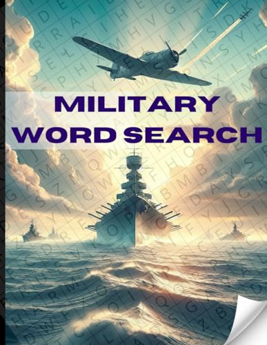 Military Weapons Word Search Puzzle Notebook: Explore Ships, Planes ...