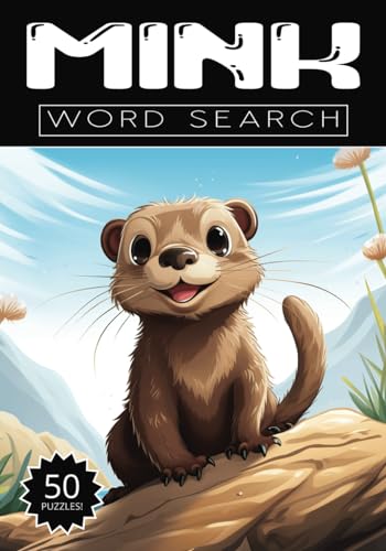 Mink Word Search: 50 Animal Puzzles, Word Find, Vocabulary Activity ...