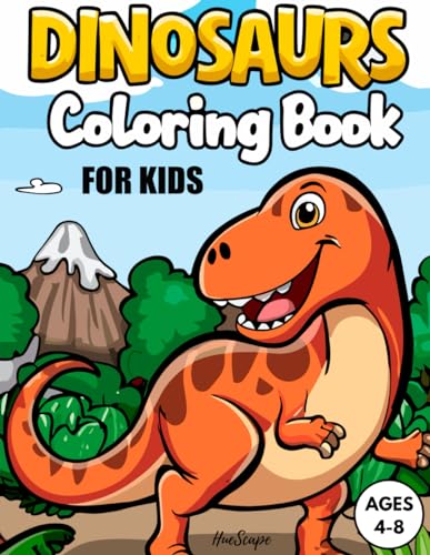 Dinosaurs Coloring Book for Kids: 30 Fun and Playful Dino Coloring ...