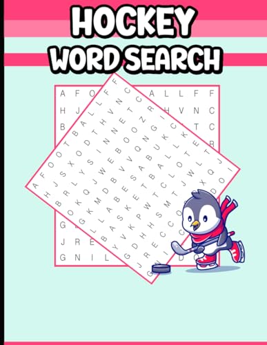 Hockey Word Search: Word Find Puzzle Book For All Ice Hockey Fans by EL ...