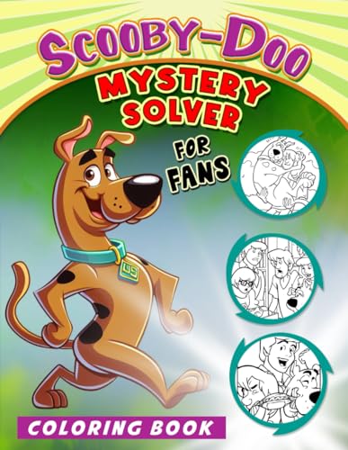 Mystery Solver Coloring Book For Fans: Colorful Cartoon Characters for ...