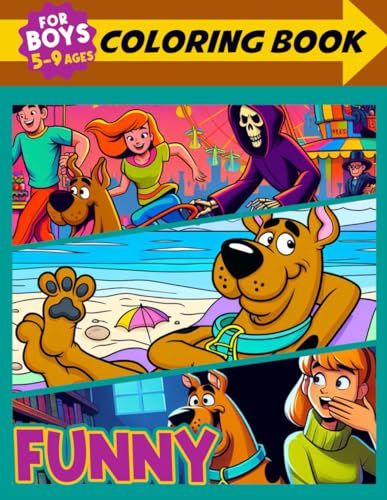 Funny Mystery Solver Coloring Book For Boys 5-9 ages by Christian ...