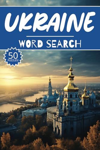 Ukraine Word Search: 50 Kyiv Puzzles, Word Find, Vocabulary Activity ...
