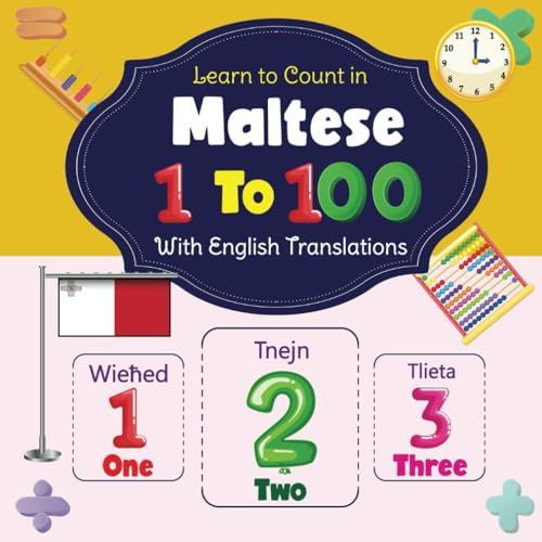 Learn to Count in Maltese 1 to 100 With English Translations: A ...