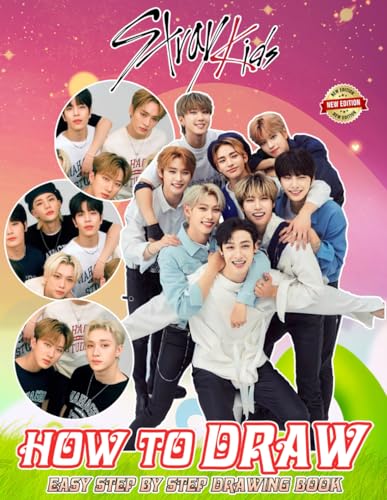 How to Draw STR-AY KIDS + Coloring Pages: Learn How to Draw Cute ...