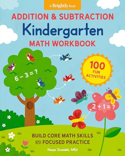 Addition and Subtraction Kindergarten Math Workbook: 100 Fun Activities ...
