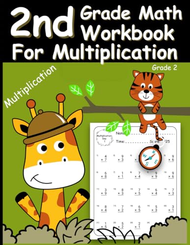 2nd Grade Math Workbook for Multiplication: 100 Days Single Digit ...