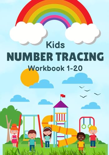Kids Number Tracing Workbook 1-20: Number Writing Practice Book for ...