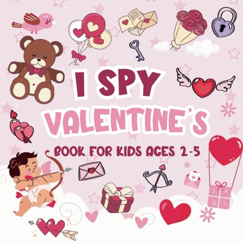 Valentines Day gift : I Spy Valentine's Day Book For Kids Ages 2-5 ...
