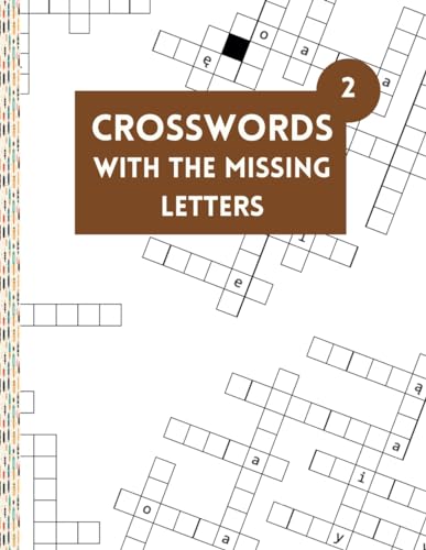 Crosswords With Missing Letters: Words To Complete, Relaxing And ...