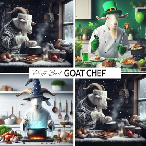 Goat Chef Photobook: 40+ Amazing Photos Of Goat Chef, 17" x 8.5" Opened ...
