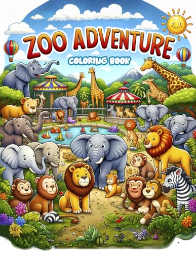 Zoo Adventure. Coloring book (Spanish Edition) by Carlos Banyuls ...