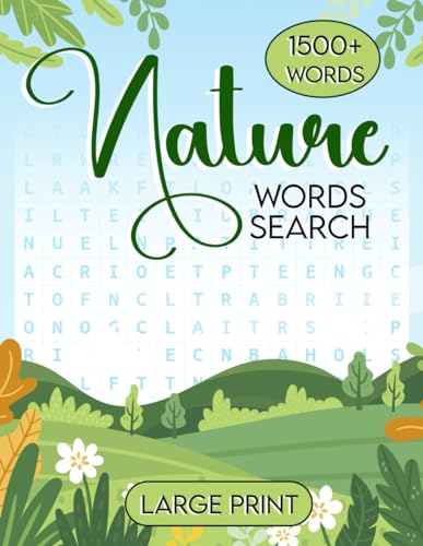Nature Word Search: Embrace the Beauty of Nature with Themed Word ...