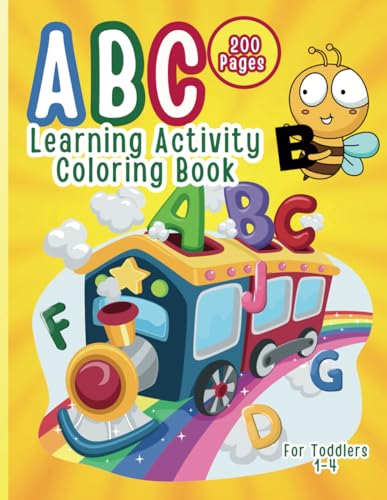Colorful ABC Adventures Learning Activity Coloring Book for Toddlers ...