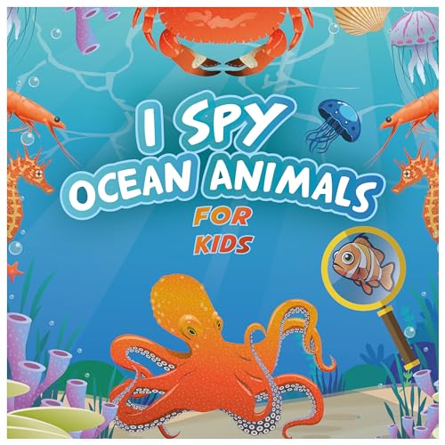 I Spy Ocean Animals For Kids: Cute and Fun Ocean Animals Activity Book ...