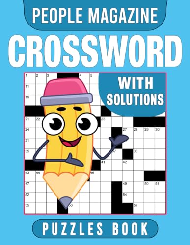 People Magazine Crossword Puzzles Book With Solutions: Large Print Over ...