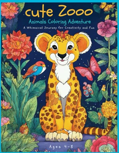 Cute Zoo Animals Coloring Adventure: A Whimsical Journey for Creativity ...