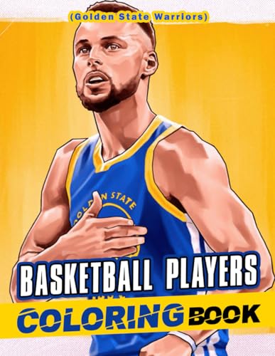 Basketball Players Coloring Book: Sport Coloring Pages With Incredible ...