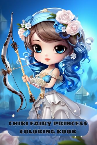 Chibi Fairy Princess Coloring Book for Kids: Adorable Fairies Coloring ...