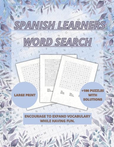 Spanish Learners Word Search: Learn new vocabulary with this large ...