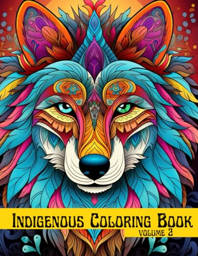 indigenous coloring book: Indigenous Animal Art Coloring Book for Kids ...