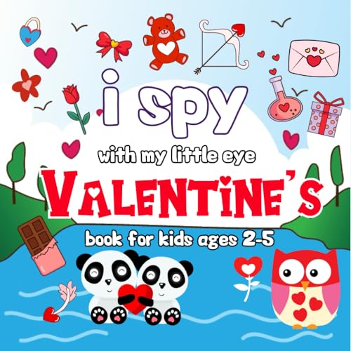 valentines day gifts: I Spy Valentine's Day Book For Kids Ages 2-5 ...