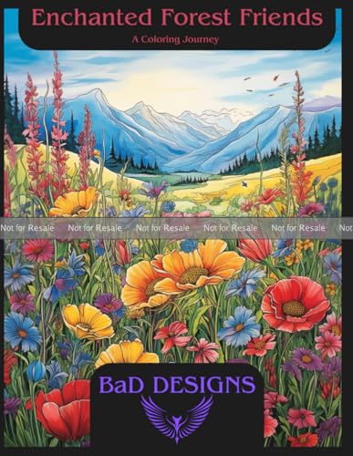Enchanted Forest Friends: A Coloring Journey: 40 Pages of Whimsical ...