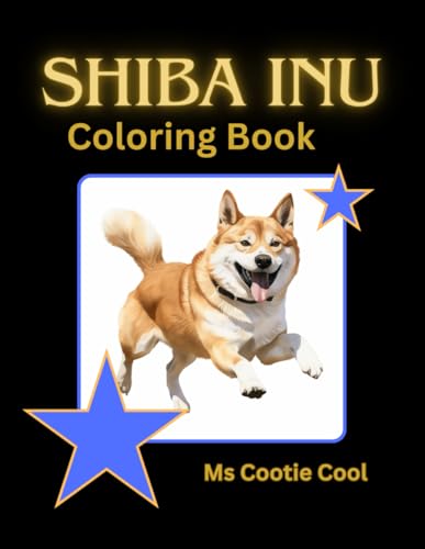 Shiba Inu Coloring Book: Beautiful Shiba Inu dogs in mandala and other ...