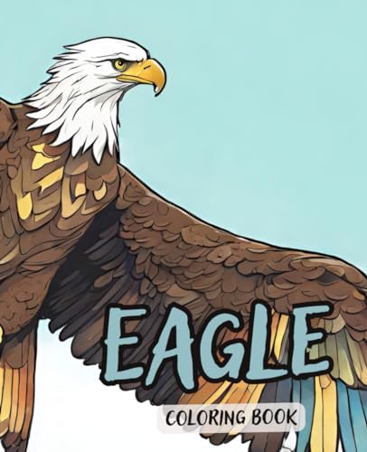 Eagle coloring book with 51 pages | Bird Coloring Book | Animal ...
