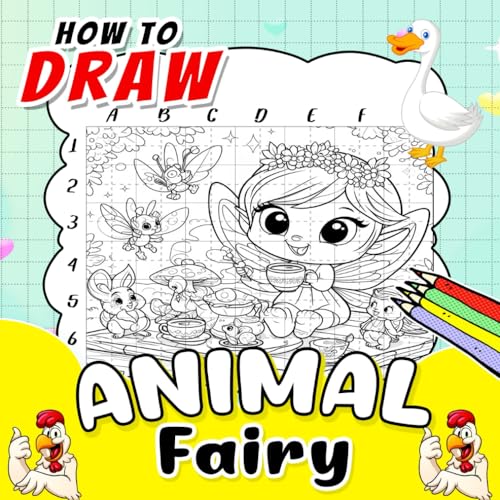 How to Draw Fairy Animal: Learn to Draw Magical Animal with Fairy Wings ...