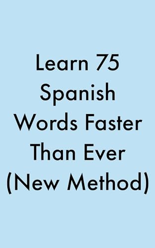 Learn 75 Spanish Words Faster Than Ever (New Method) by Visulang ...