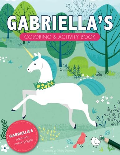 Gabriella's Coloring & Activity Book: A Personalized Coloring Book With ...