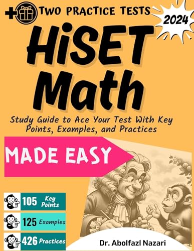 HiSET Math Made Easy: Study guide to ace your test with key points ...